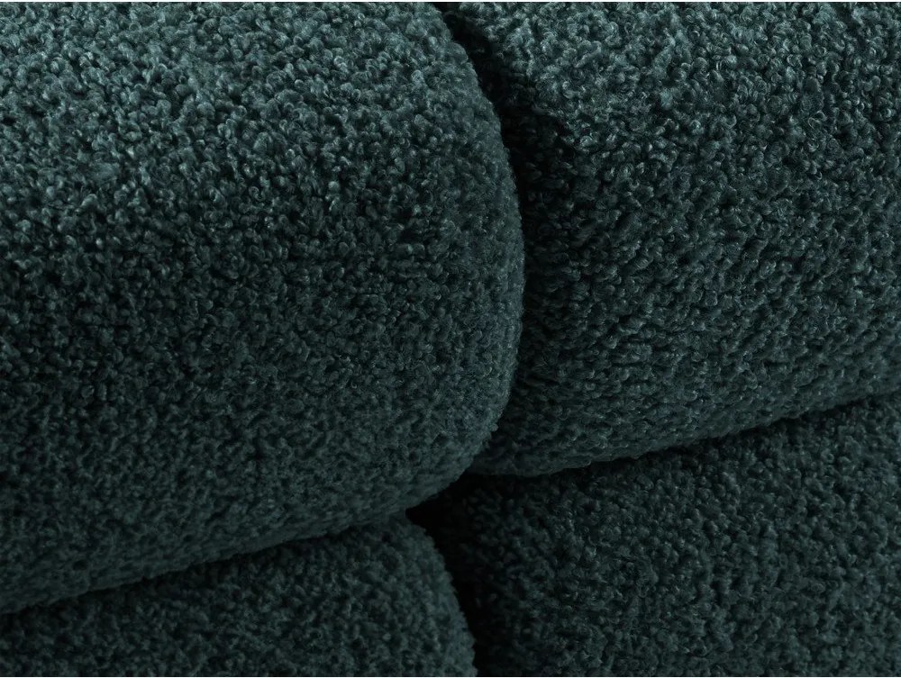 Modulární pohovka z textilie bouclé v petrolejové barvě 188 cm Bellis – Micadoni