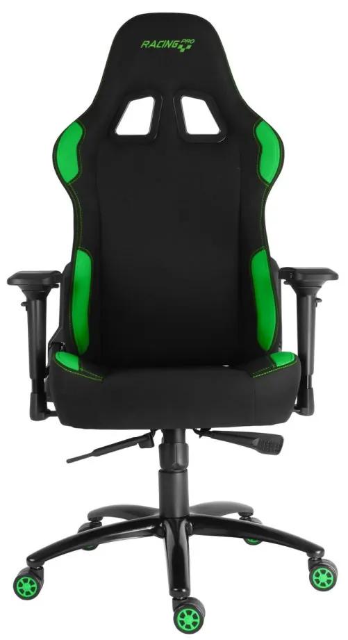 Herní židle NEOSEAT GAMER TEX černo-zelená