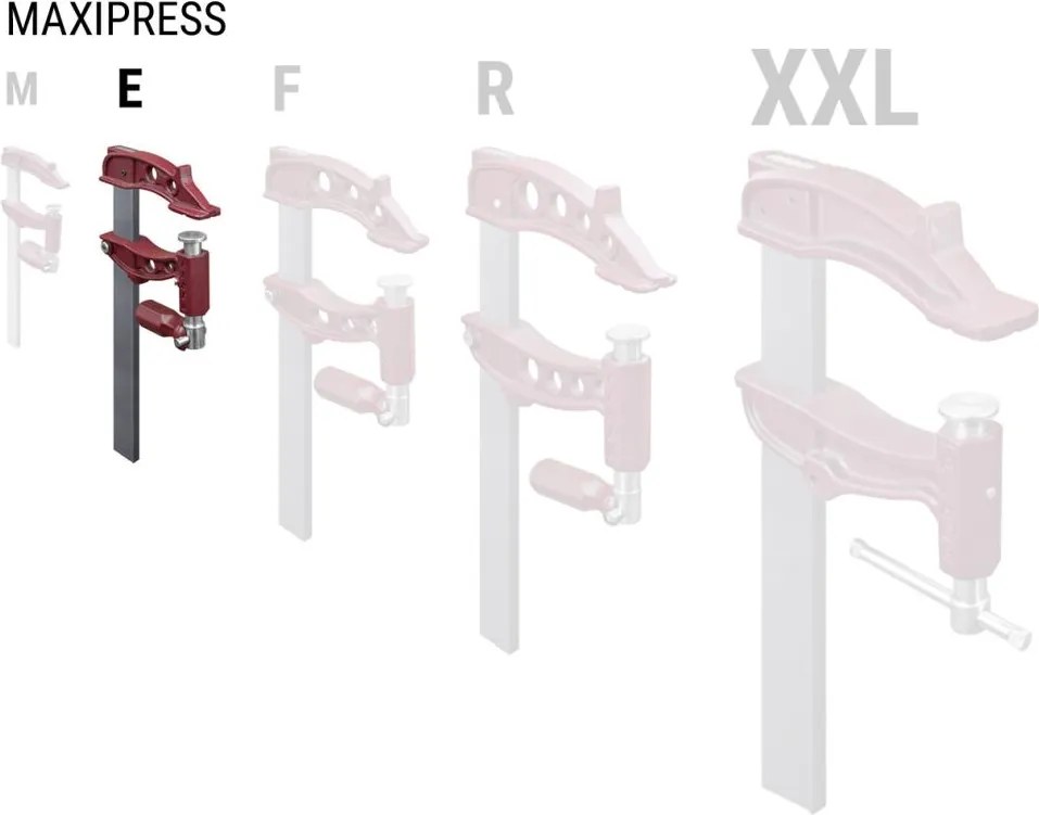Piher - vysokovýkonná svěrka Maxipress - E Délka: 60 cm