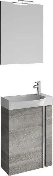 Riva Elegance Koupelnový set, 45 cm, dřevotříska, šedý