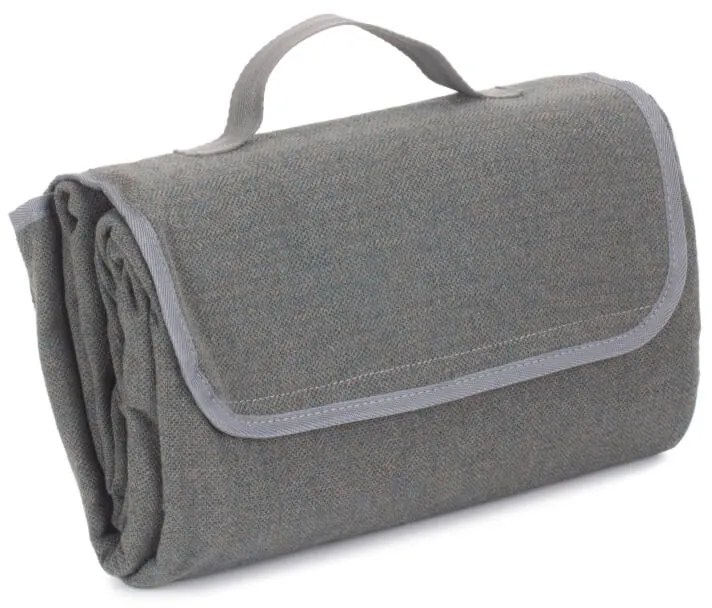 Pikniková deka Grey Tweed 140x120cm