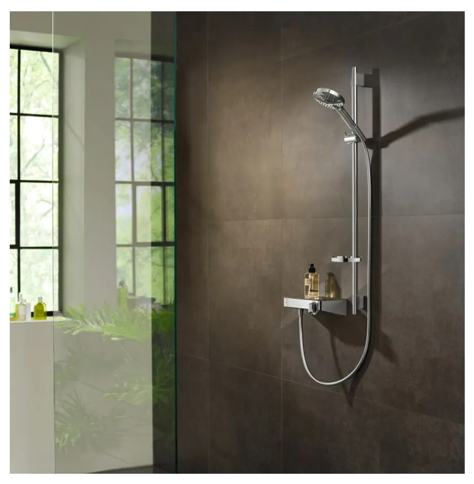 Hansgrohe Raindance Select S, sprchová sada 120 3jet PowderRain se sprchovou tyčí 90 cm, chromová, HAN-27667000