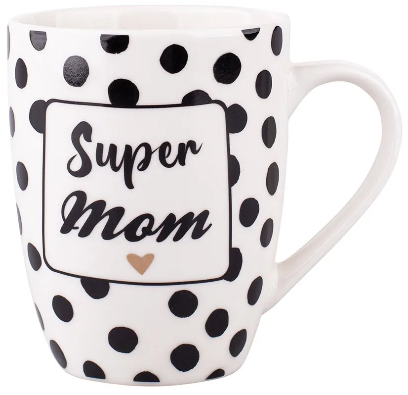 Altom Porcelánový hrnek Super mom, 300 ml