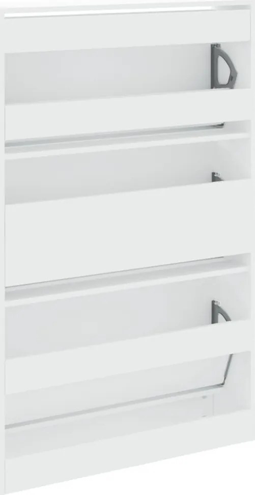 vidaXL Botník 80 x 21 x 125,5 cm kompozitní dřevo [839926] Barva: Betonová šedá