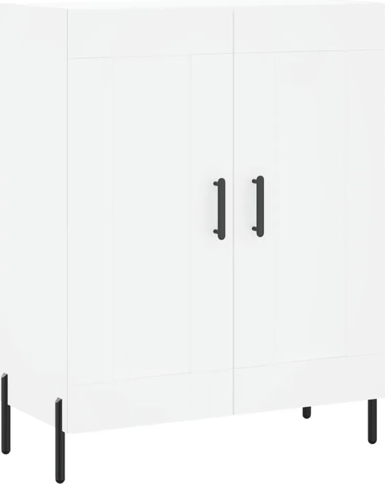 Skříň highboard bílá 69,5 x 34 x 180 cm kompozitní dřevo 3195795