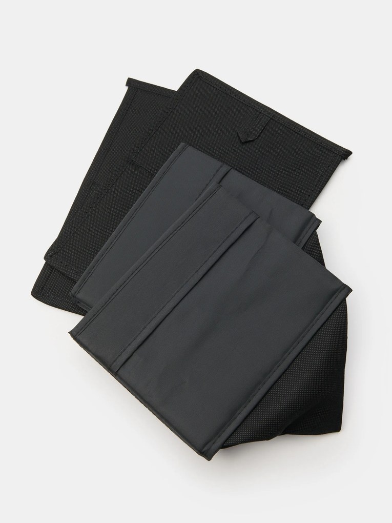 Sinsay - Skládací organizéry do skříně 2 pack - černá