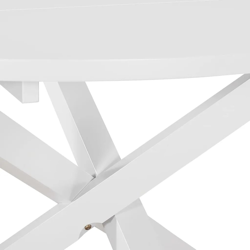 Jídelní stůl - MDF - bílý | 120x75 cm