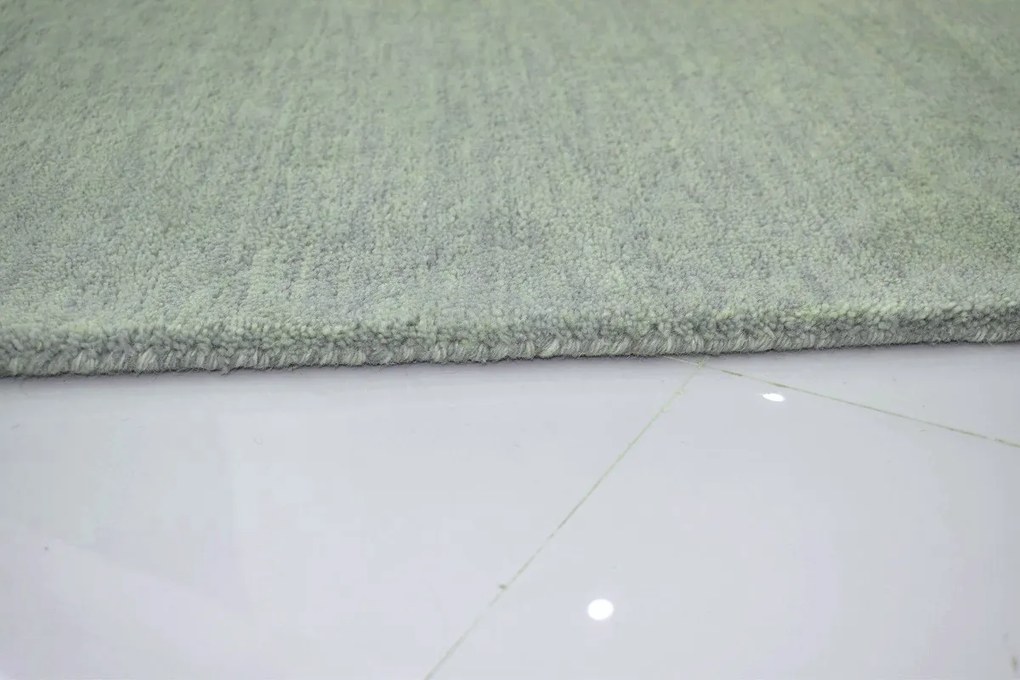 Asra Ručně všívaný kusový koberec Asra wool light grey - 160x230 cm