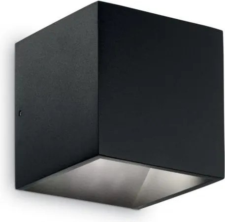 ILUX 142302 LED Venkovní nástěnné svítidlo Ideal Lux Rubik AP1 nero 142302 černé 4000K - IDEALLUX