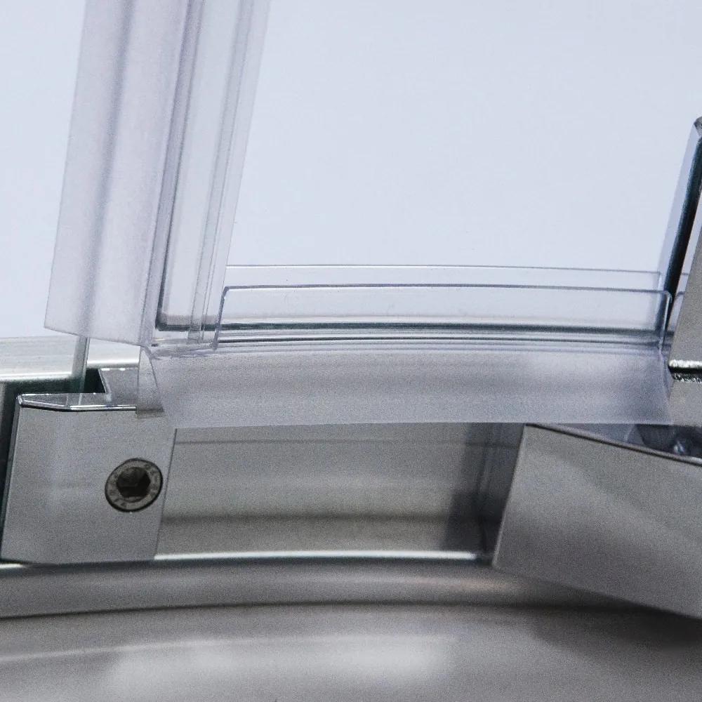 Čtvrtkruhový sprchový kout s dvoudílnými posuvnými dveřmi PXR2N_2000 2000 mm 780–805 380 Transparent S Brillant PXR2N/800 532-800R55N-00-02