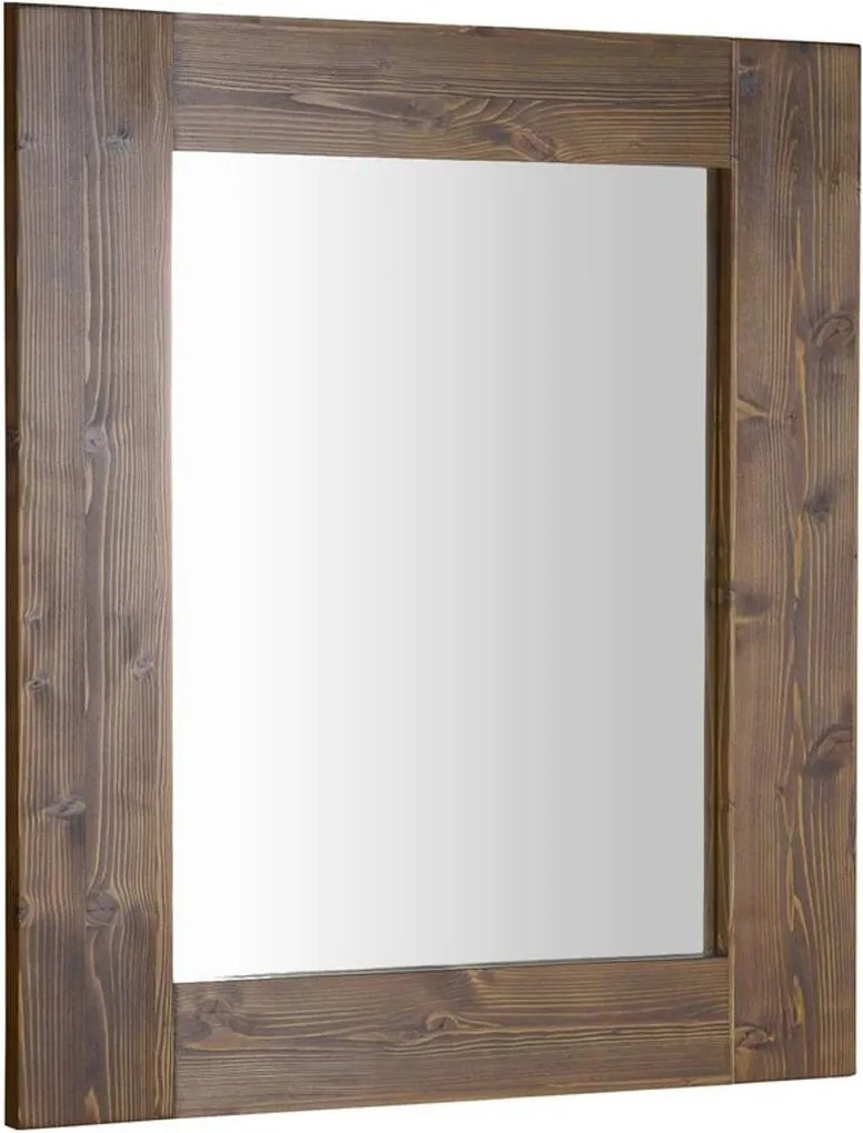 Sapho Brand - Zrcadlo v rámu 60x80 cm, mořený smrk BA058S