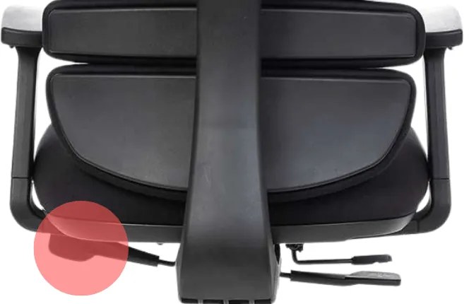 MERCURY Ergonomická kancelářská židle WORKEASE - černá látka