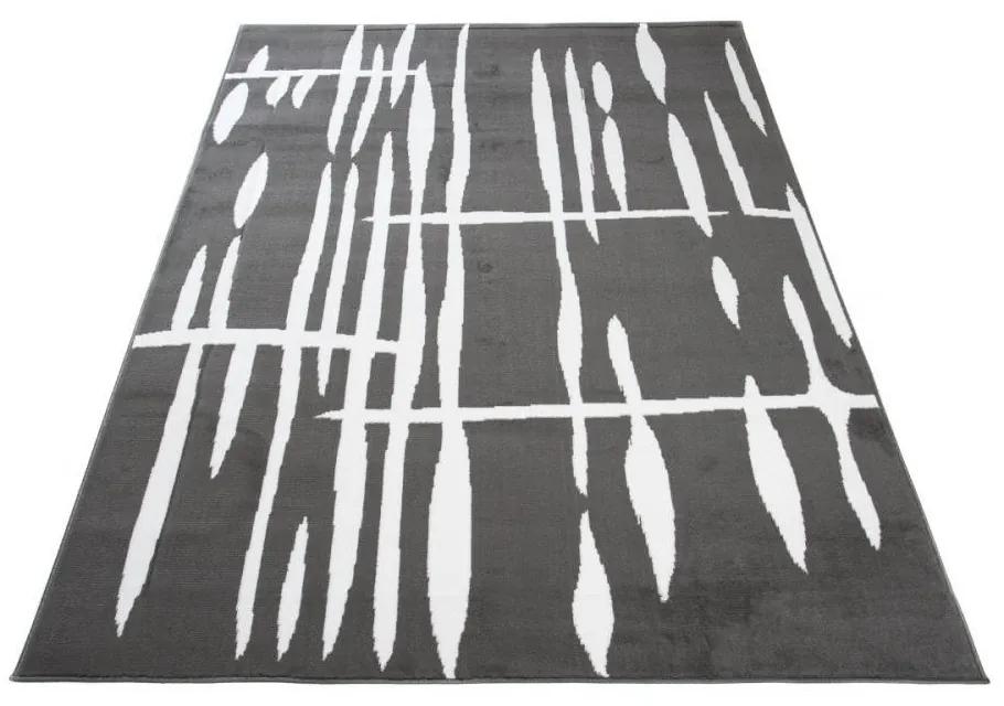 Kusový koberec PP Kiara tmavě šedý 160x220cm