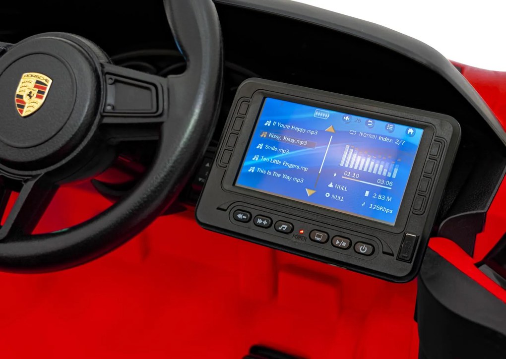 Ramiz Dětské autíčko Porsche Spyder RS 718 MP4, červené