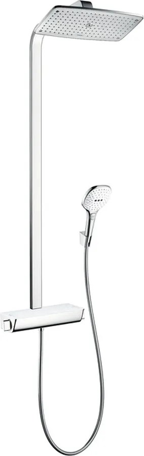 Hansgrohe Raindance E, Showerpipe 360 1jet s termostatem, bílá/chromová, HAN-27112400