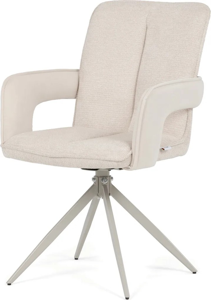 Autronic Jídelní židle otočná DCH-F1146 Barva potahu: Šedá