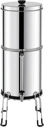 Gravitační vodní filtr z nerezu 8,5 l se 2 filtry – k8626 A