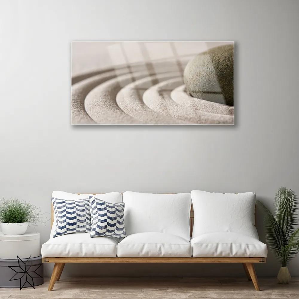 akrylový obraz Kámen Písek Umění 100x50 cm