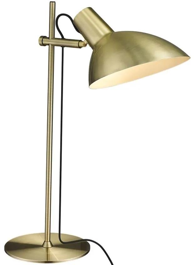 Mosazná kovová stolní lampa Halo Design Metropole