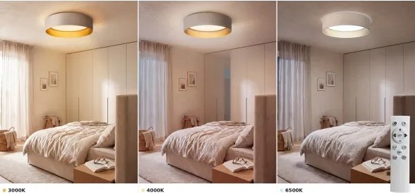 BRILAGI-LED Stm. sv. VELVET SM. VARI 36W/230V 3000-6500K pr. 55 cm krém./zl.+DO