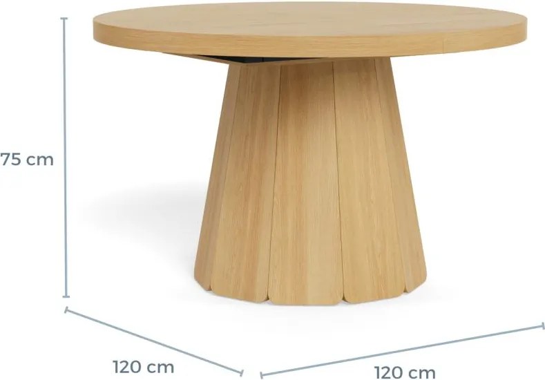 ACTONA GROUP Jídelní stůl ATMORE Ø120/180 H000025300