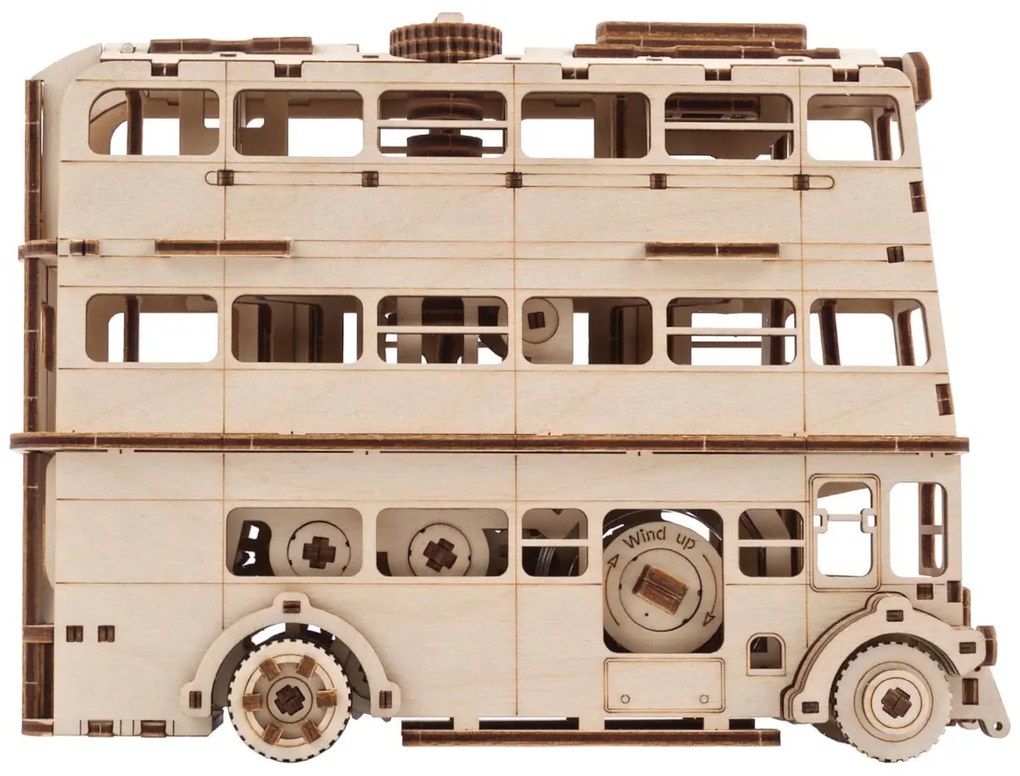 Ugears 3D dřevěné mechanické puzzle Harry Potter Rytířský autobus
