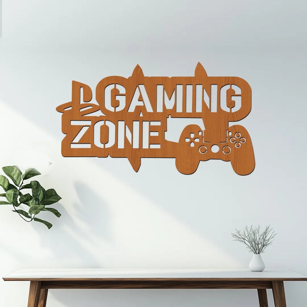 dřevo života Dřevěná dekorace GAMING ZONE Rozměry (cm): 60x35, Zvolte barvu dekoru: Třešeň