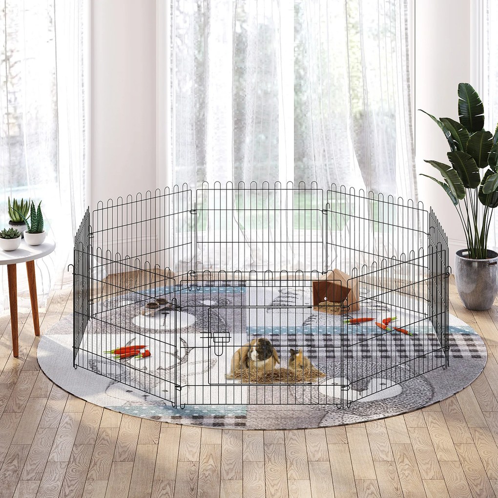 PawHut Puppy Run Flexibilní ohrádka pro štěňata, 5 velikostí, 71x61cm| Aosom