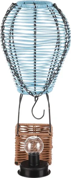 Solární lucerna balón s LED osvětlením PLA113 BLUE-L