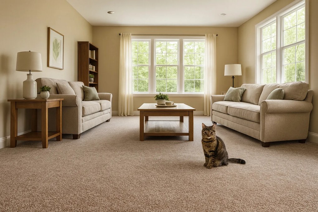 Condor Carpets, Metrážový koberec Prestige 94, na míru, šíře 4m, hnědá, ab (mřížka), dětský pokoj