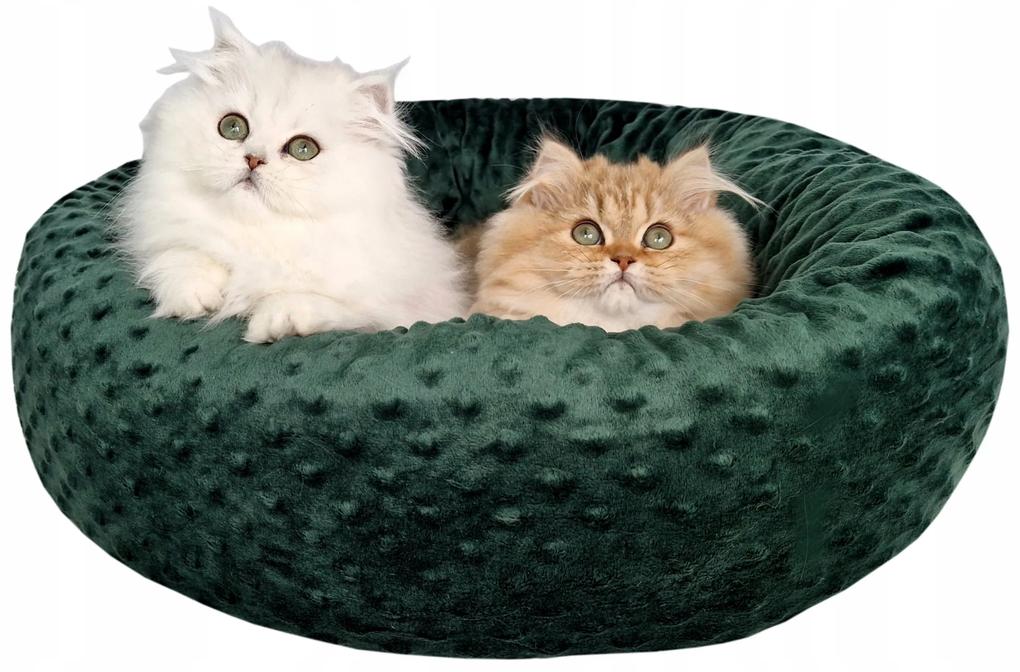 BBL Pelíšek pro psa / kočku minky zelený - 55 x 55 cm