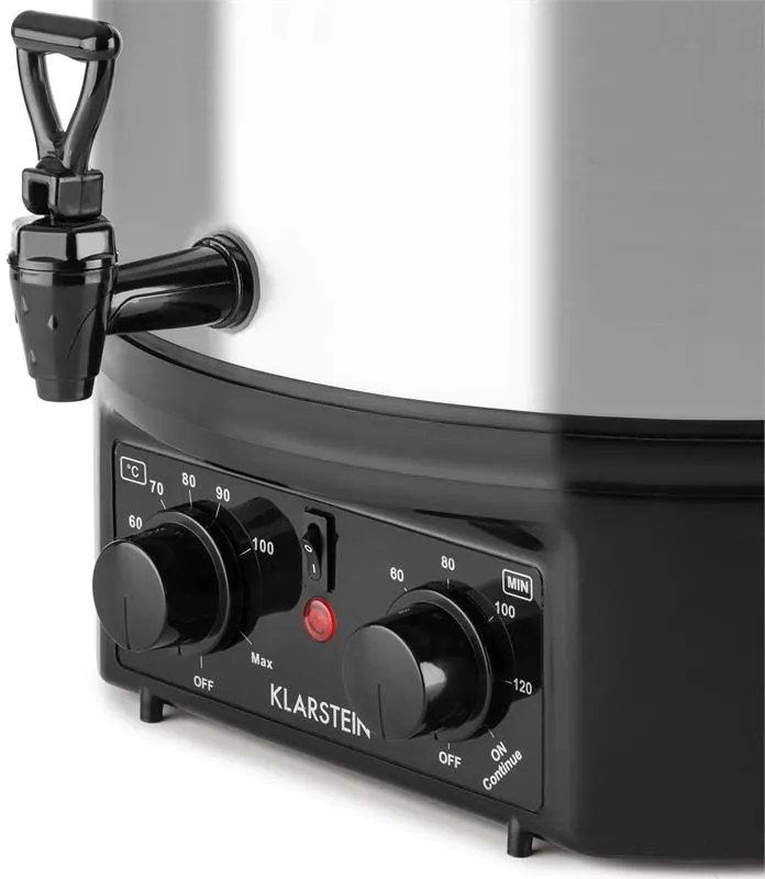 Klarstein Biggie Small, zavařovací hrnec, 16 l, 2000 W, nerezová ocel