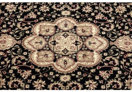 koberec ROYAL AGY model 0521 černý velikost 150x300 cm | krásné koberce cz