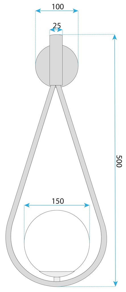 Toolight Nástěnné osvětlení Industrial G093-1W Black White