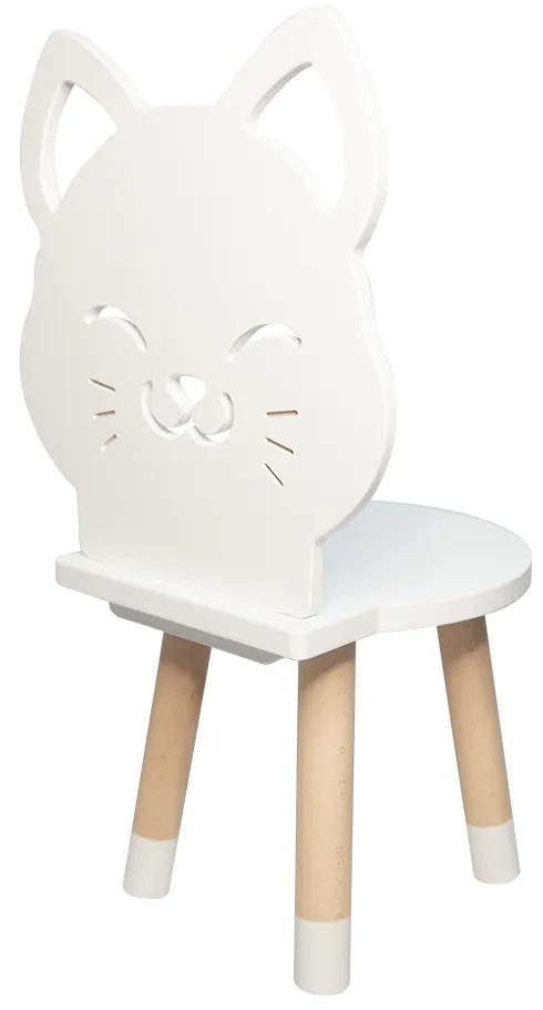 Dětská židle ve tvaru kočičky