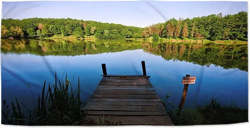 Sablio Ručník Molo na jezeře - 30x50 cm