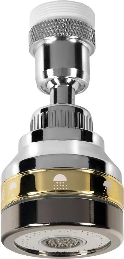 Aqualine Aqualine, Perlátor s kloubem a redukcí M22x1, chrom, B242