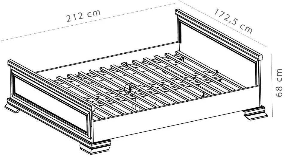 KORA a | postel dvoulůžko KLS | 160x200 | andersen