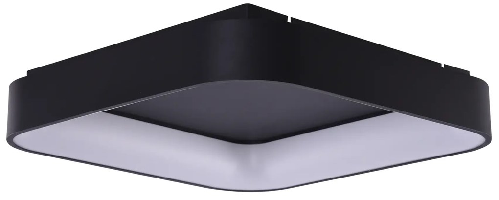 Moderní LED stropní svítidlo Solvent S 80 černé s dálkovým ovladačem