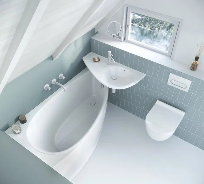 RAVAK WC tlačítko Chrome white (X01455)