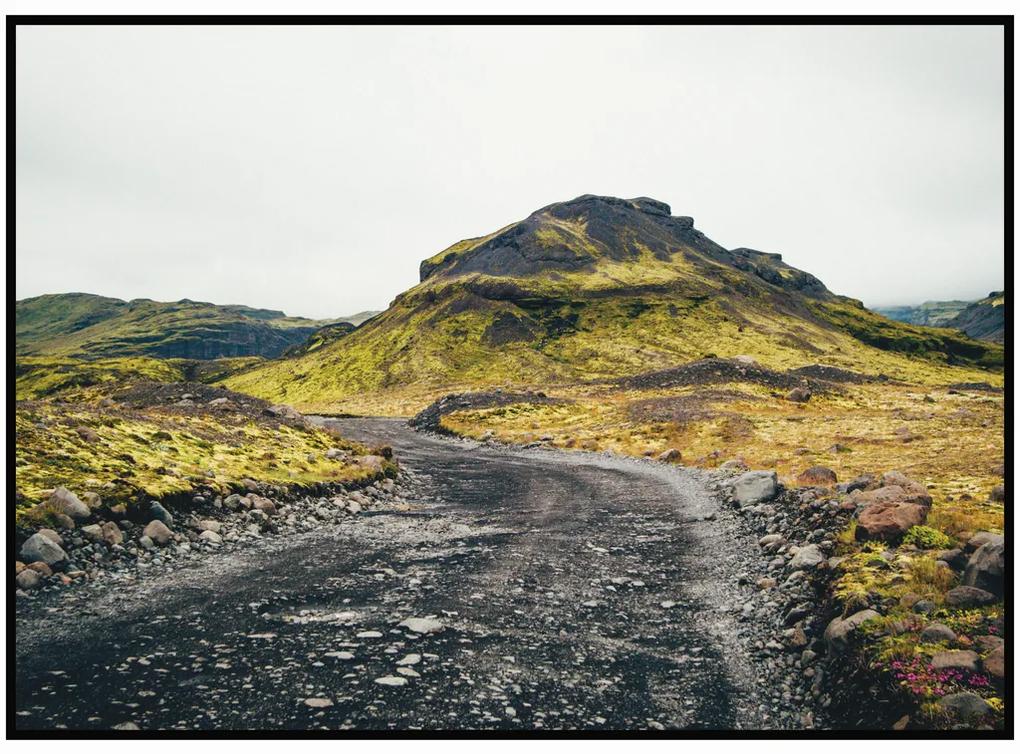 Plakát Cesta islandskou krajinou A4 (21 x 29,7 cm)