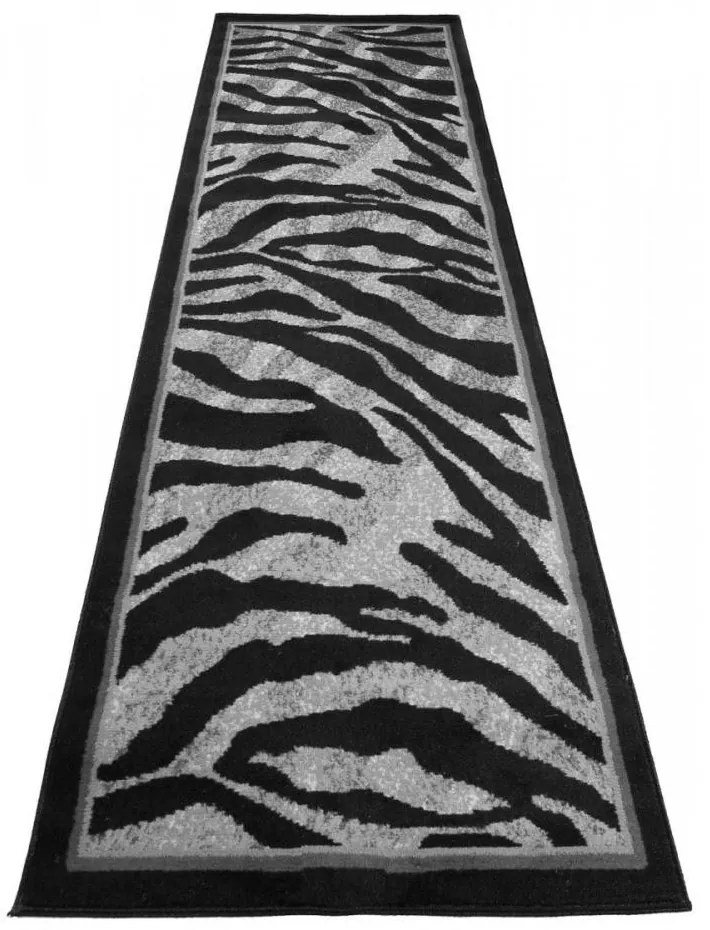 Kusový koberec PP Trio černý atyp 100x150cm