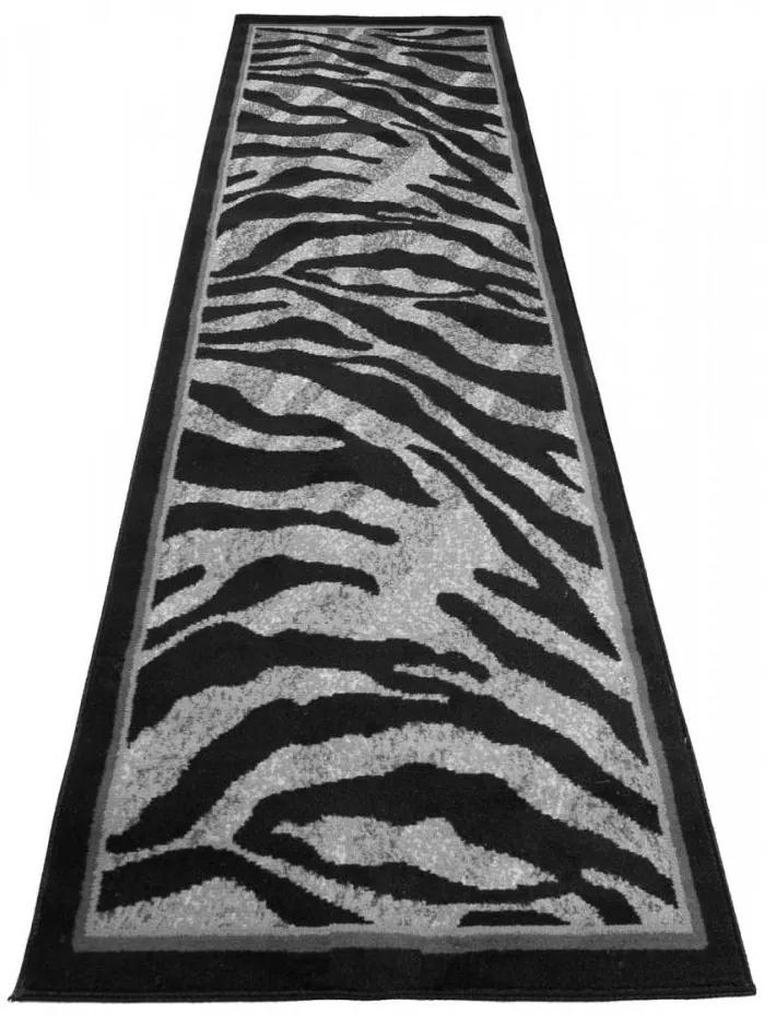 Kusový koberec PP Trio černý atyp 100x500cm