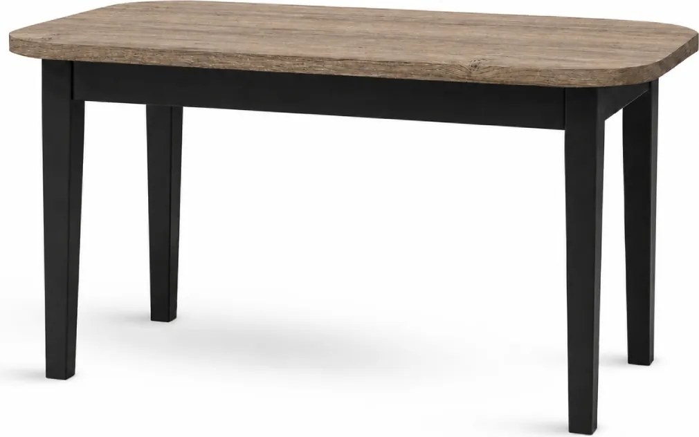 Stima Stůl FORTE II. 150x85 cm dub hickory přírodní h3730 černá