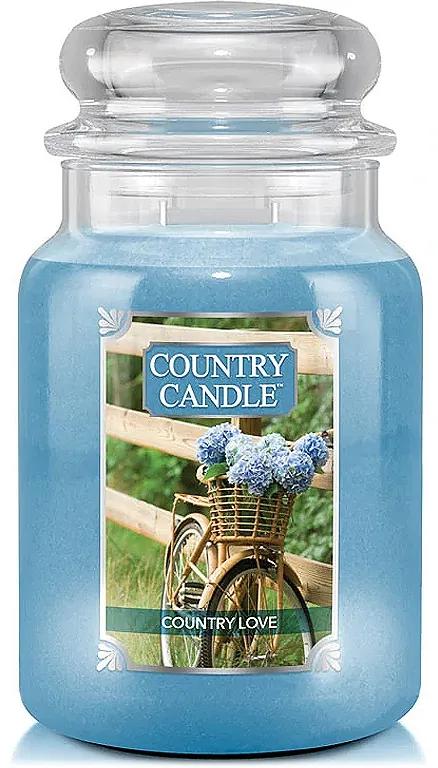 Country Candle – vonná svíčka Country Love (Zamilovaný venkov), 680 g