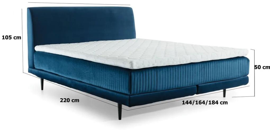 čalouněná postel ASTERIA - Sawana 14  / 140x200cm