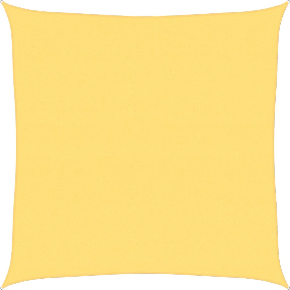 Stínicí plachta 160 g/m² béžová 4,5 x 4,5 m HDPE 311112