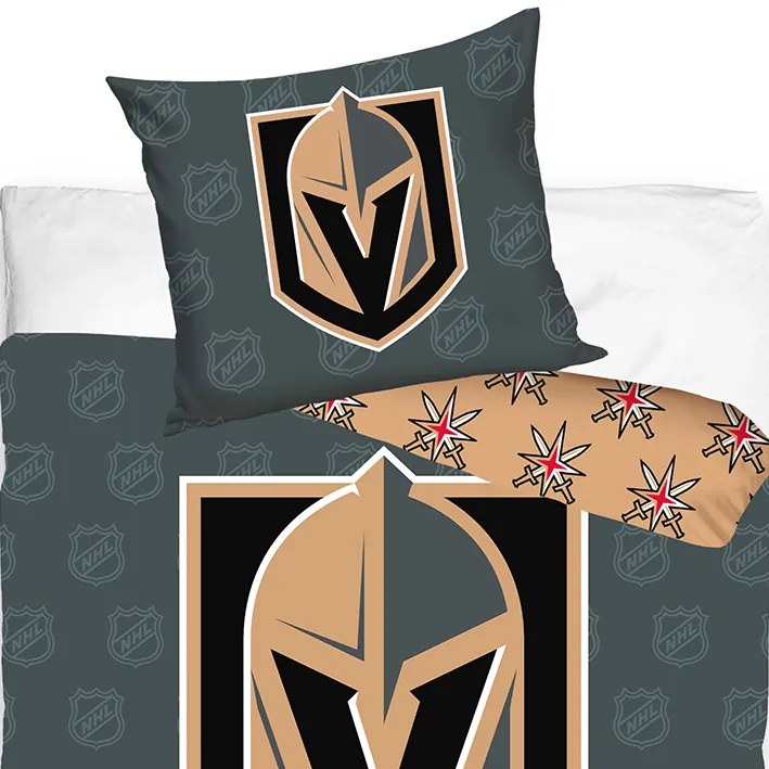 Hokejové povlečení NHL Vegas Golden Knights Shields Velikost: 135x200 + 80x80 cm