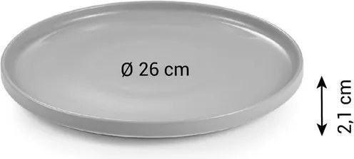 TESCOMA Talíř TAVERNE ø 26 cm, mocca