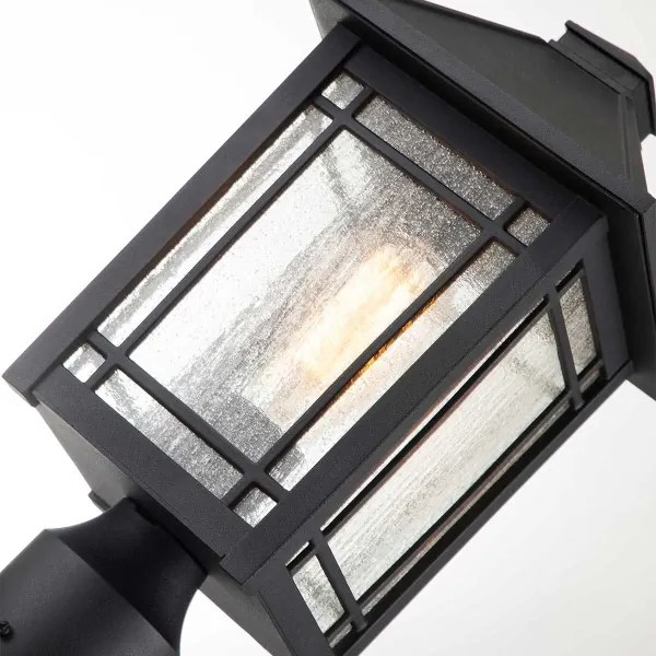 Quoizel QZ-CEDAR-POINT3-M-BK - Venkovní lampa CEDAR POINT 1xE27/60W/230V IP44
